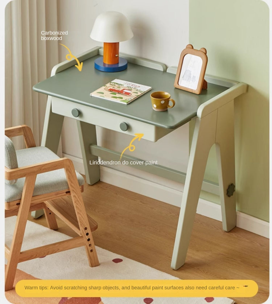 Beech pure Solid Wood Children's Study Table – WEHOMZ