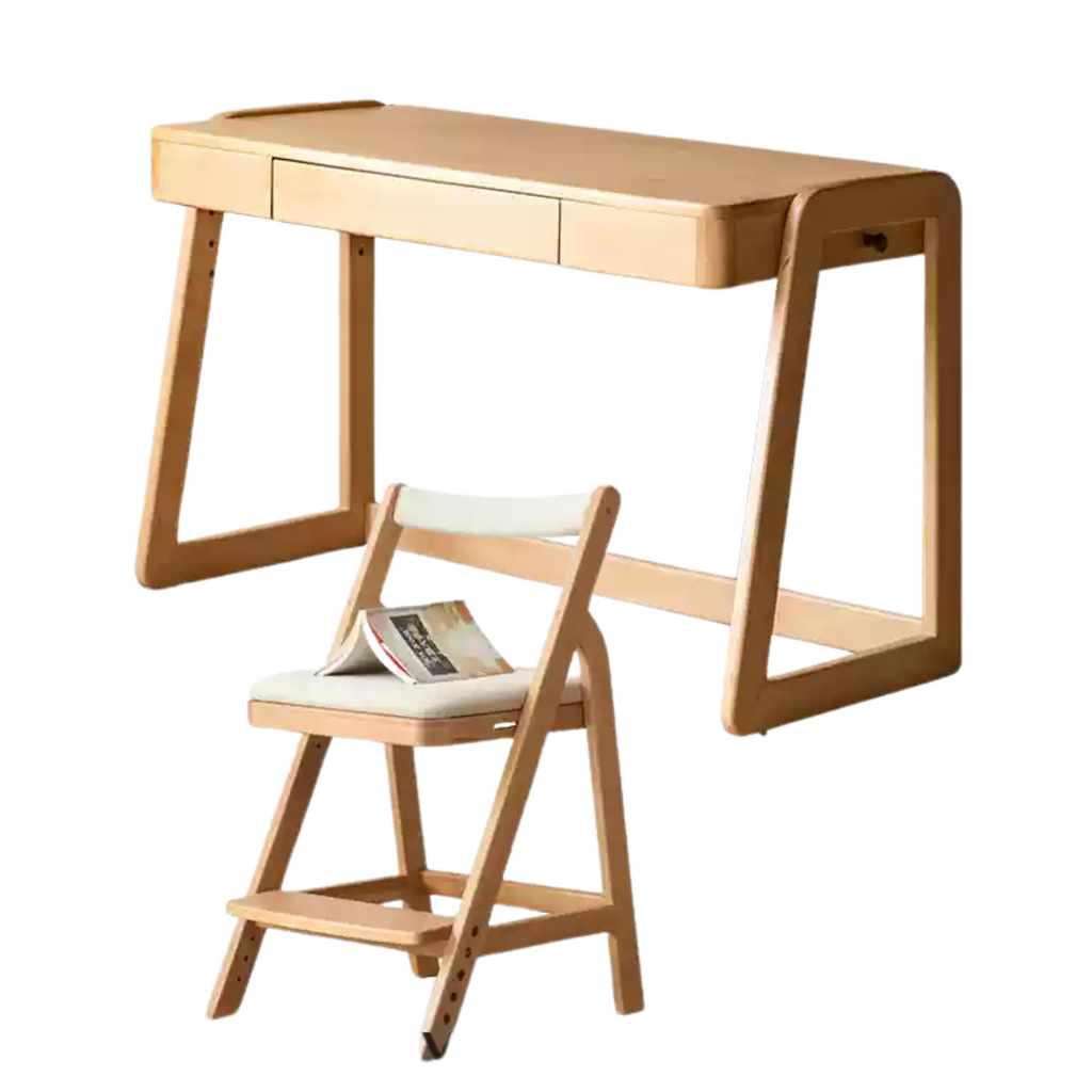 Beech Solid Wood Children's Study Table – WEHOMZ