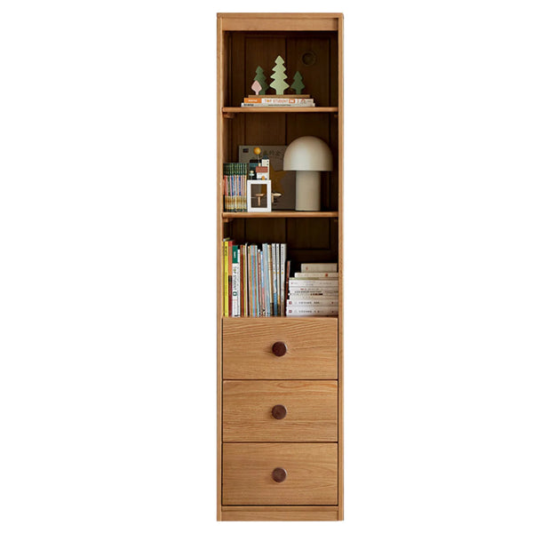 Oak Solid Wood Kids Wardrobe And Bookcase Combination – WEHOMZ