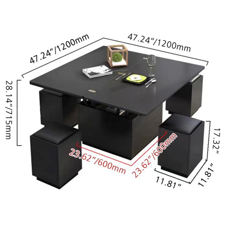 3 In 1 Modern Lift Top Coffee Table Multifunctional Coffee Table with ...